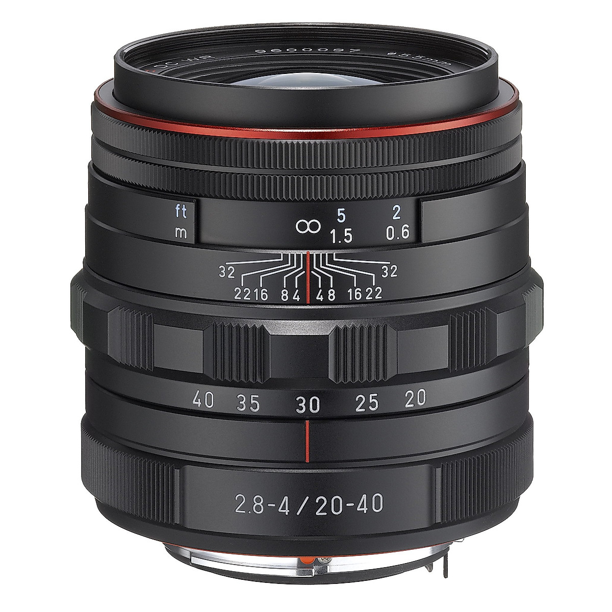 Pentax HD DA 20-40mm F2.8 - 4 Limited DC WR Wide Zoom Lens for Q Mount - Black