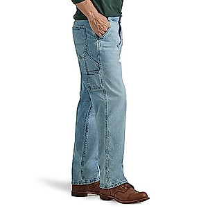 Lee Men's Legendary Workwear Carpenter Jean, Union Fade, 36W x 30L
