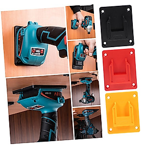 VILLCASE 24 Pcs Battery Suspension Bracket Drill Battery Dock Holders M18 Battery Wall Mount Electric Tool Storage Holder Milwaukeetool Tool Mount Holders Abs Lithium Battery Wall Hanging