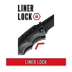 COAST® LX315 LINER LOCK™ Folding Knife 3.0-Inch Blade , Black