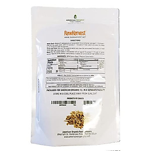 Raw Garden Canary Seed (Alpiste) (1 Pack 4 lbs) for Human Consumption, Silica Fiber Free.