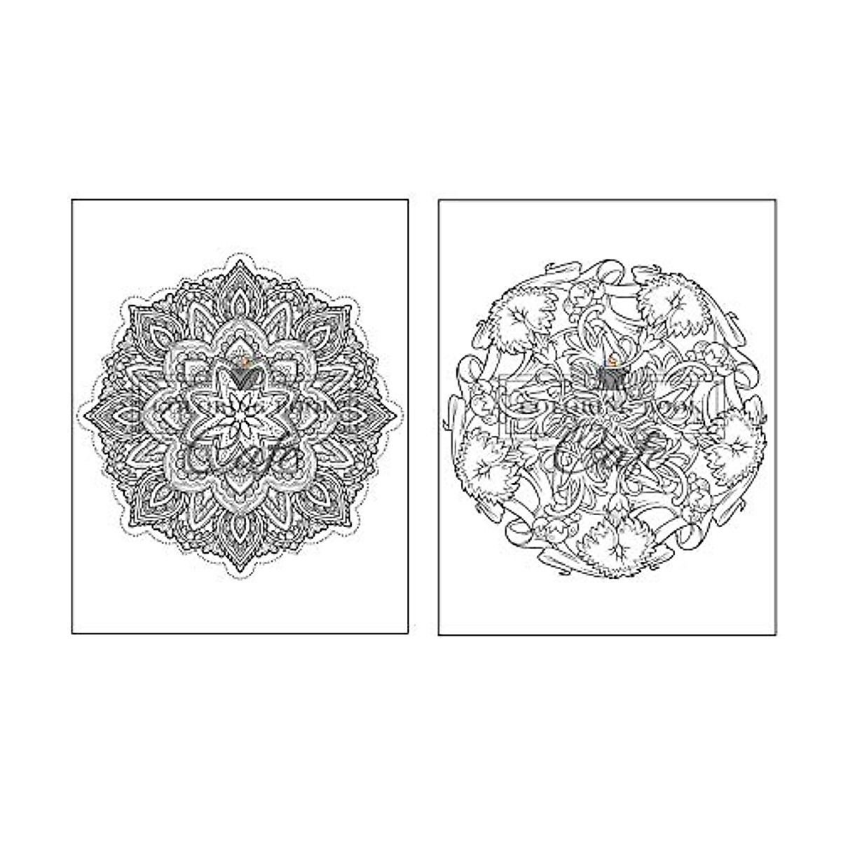 125 Mandalas: An Adult Coloring Book Featuring 125 of the World’s Most Beautiful Mandalas for Stress Relief and Relaxation (Mandala Coloring Books)