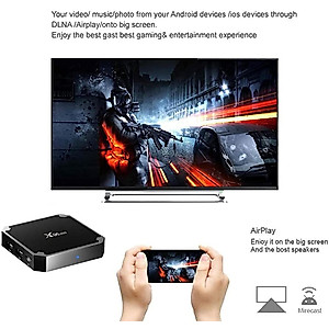 AMGUR X96 Mini Android 7.1 TV Box Amlogic S905W Quad Core 1GB/8GB Smart TV Box WiFi 4K Ultra HD OTT Box Bluetooth H.265 HEVC HDMI Streaming Media Player
