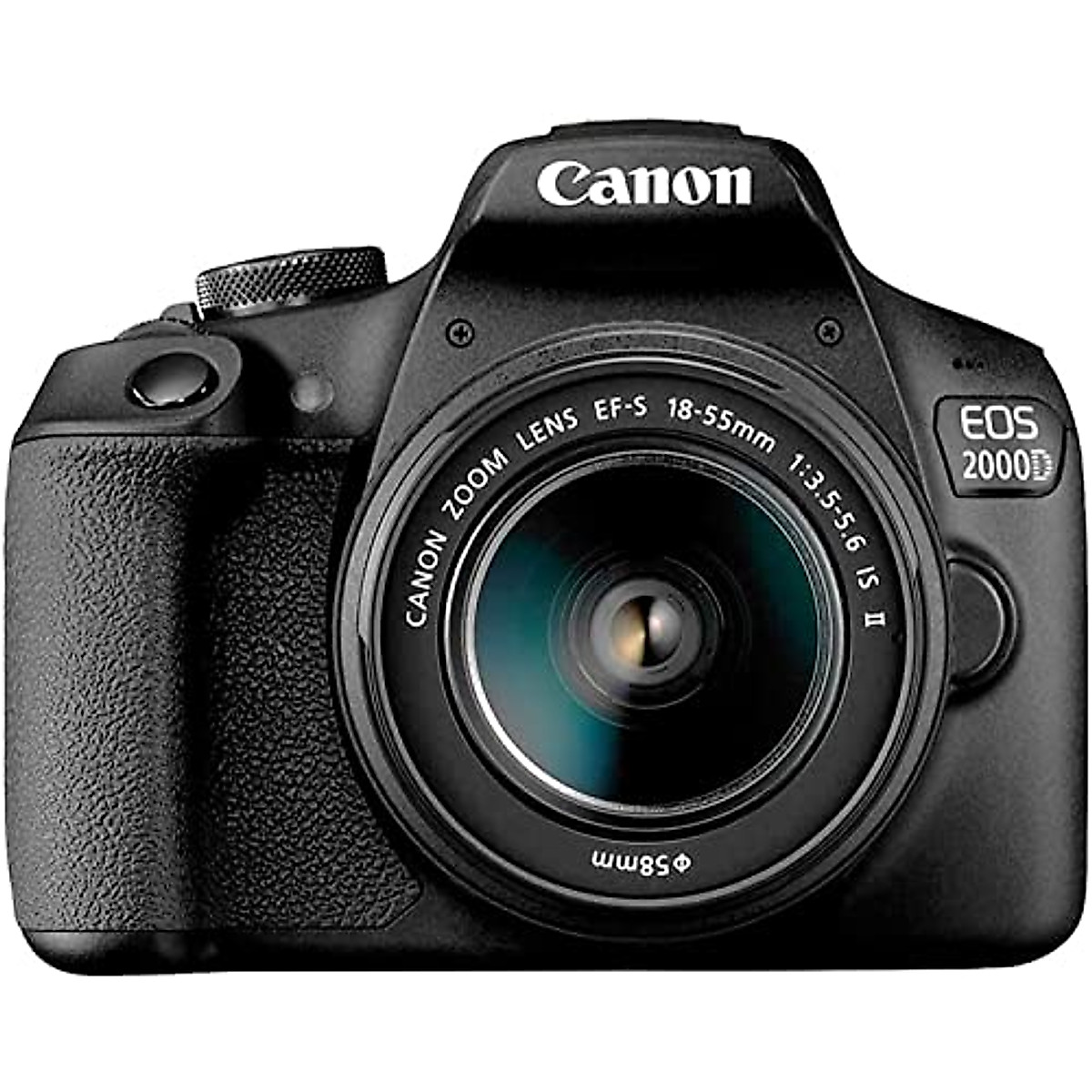 Camera Bundle for Canon EOS 2000D / Rebel T7 DSLR Camera with EF-S 18-55mm f/3.5-5.6 is II Lens and Accessories Kit (64GB, Hand Grip Tripod, Flash, and More) (Renewed)