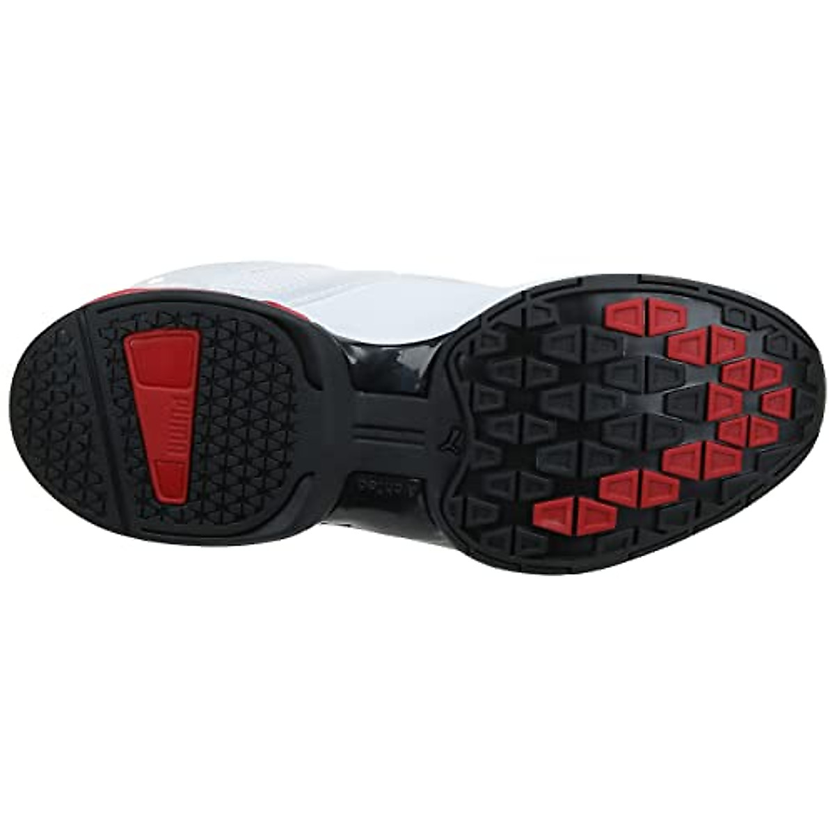 PUMA Men's TAZON 6 FM Cross Training Sneaker, Puma White-Puma Black-Puma Silver, 12