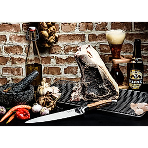 Laguiole Style de Vie Chef's knife luxury line, 8 inch, olive wood