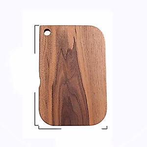 NEIDE Black Walnut Whole Wood Solid Wood Rootstock Fruit Cutting Board Lacquerless Wooden Chopping Board Board-Purple (Color : Yellow)