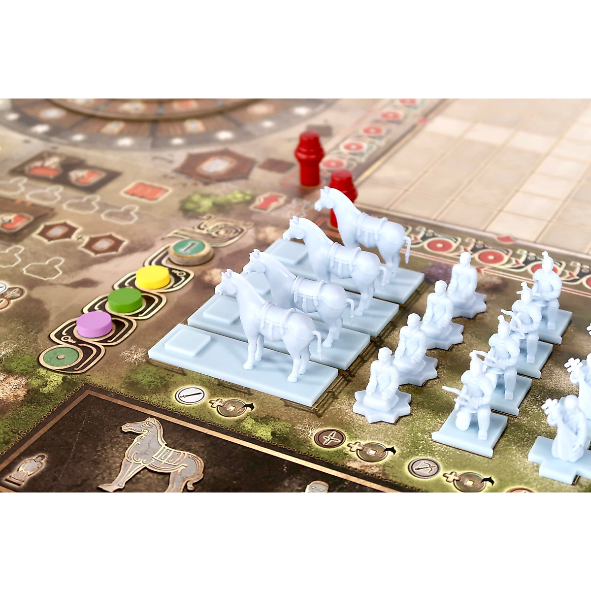 GTS Distribution Terracotta Army - Strategy Ancient Empire Board Game, Ages 14+, 1-4 Players, 90-120 Min