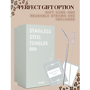 Onebttl Gigi Gifts from Granddaughter, Grandson, Insulated Stainless Steel Wine Tumbler with Lid and Straw, for Grandma on Mother's Day, Birthday, Christmas, Best Gigi Ever, Glitter Silver, 20 oz