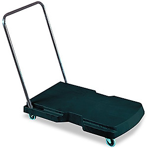 Rubbermaid Commercial Products Convertible Folding Utility Dolly/Cart/Platform Truck with wheels, 250 lbs Capacity, for Moving/Warehouse/Office (FG430000BLA)