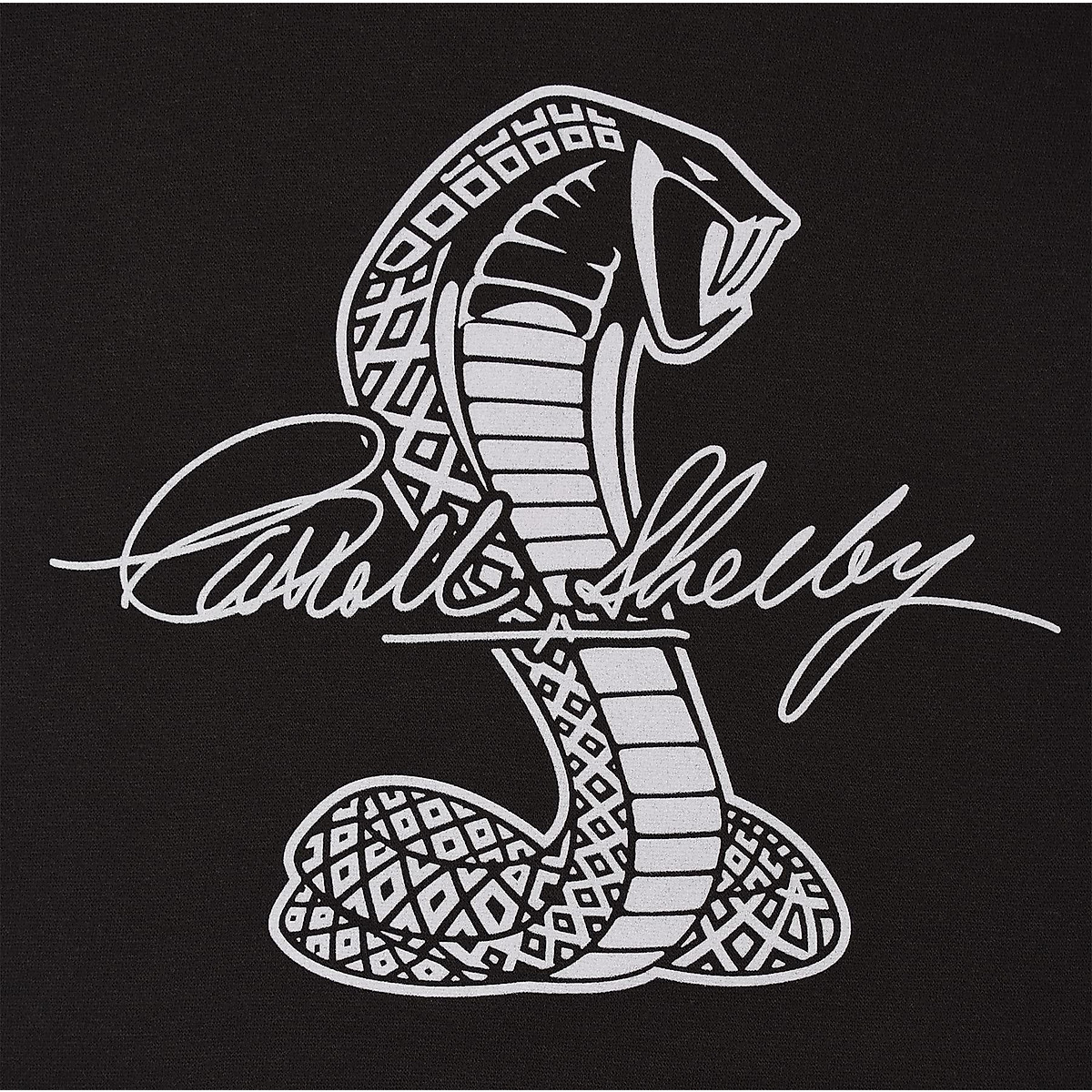 JH DESIGN GROUP Men's Shelby Cobra Snake Pullover Hoodie Black Sweatshirt (X-Large, GEN4-black)