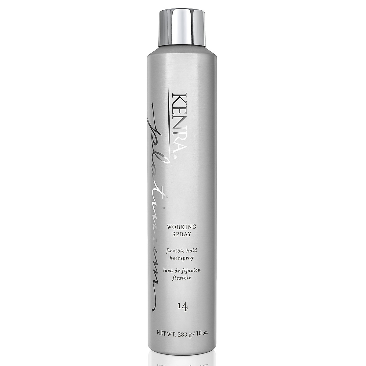 Kenra Platinum Working Spray 14 80% | Flexible Hold Hairspray | Fast-Drying, Non-Sticky | Creates Volume & Texture | Leaves Hair With Frizz-Free Shine | All Hair Types | 10 oz
