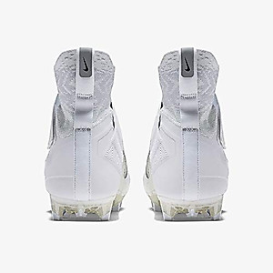 Nike Alpha Menace Elite 2 Men's Football Cleat Mens Ao3374-101 Size 12.5 White/Black/Grey