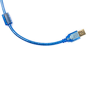 naughtystarts 2pcs USB Data Sync Cable for Arduino UNO R3 Board ATMEGA328P MEGA2560 About 1.5M / 4.9FT Long