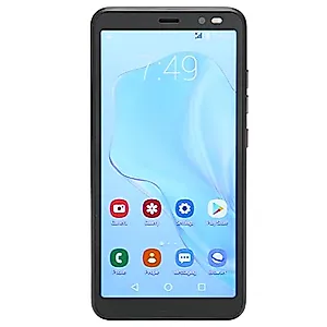 Zyyini Mate48 Pro Unlocked Phone, 5.45inch Full Screen Face Recognition Smartphone, Dual SIM, 2G/32G, Dual Camera Ultrathin 3G Gaming Cell Phone for Android 6, Support 128GB Memory Card (Black)