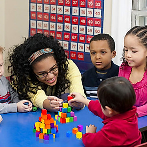 Cube Blocks,200 Pack Colorful Square Wood Craft Cube Blocks Wooden Blocks Building Blocks,Square Blank Birch Blocks Baby Shower Decorating Cubes,Puzzle Making and DIY Craft Cube Blocks (Wood)