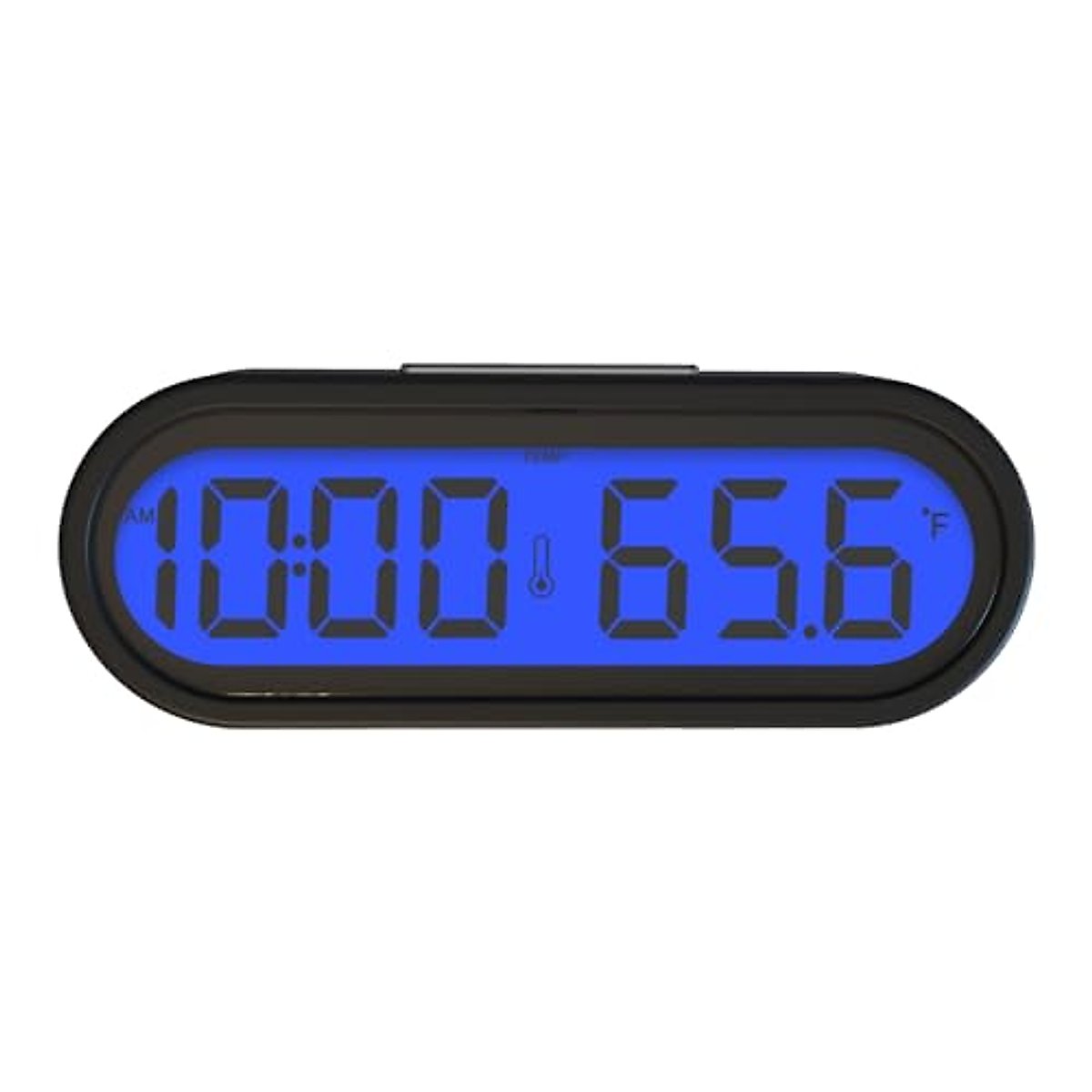 YUELER 2 in1 Convenient Car Digital Clock Convenient Accurate Dashboard Clocks Blue Digital Clock