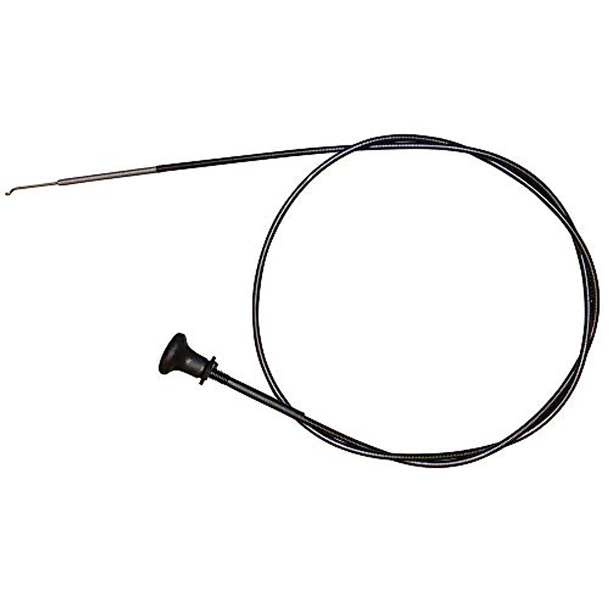 Stens 290-745 Choke Cable, Replaces AYP: 187767X428, Husqvarna: 532187767, 532191596, 537191596, Cable Ends: Z Bend one end, Black knob on Other, 47 Cable Length