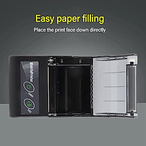 Receipt Printer, Automatic Sleep and Wakeup Mode, Mini Ticket Printer for Restaurant Sales in Retail