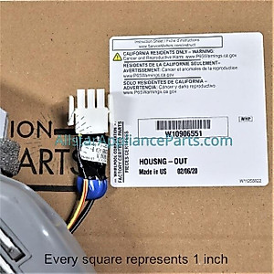 W10906551 Dryer Air Filter Housing