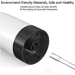 Myvision 5 Gallon Jug Portable Water Dispenser, Water Bottle Pump 5 Gallon Water Dispenser, USB Charging Electric Drinking Portable Water Dispenser, 2-5 Gallon Water Bottle Switch-White