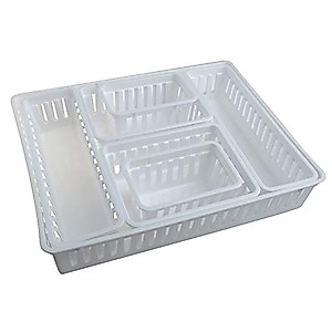 7 Piece Drawer Organizer Bin Set