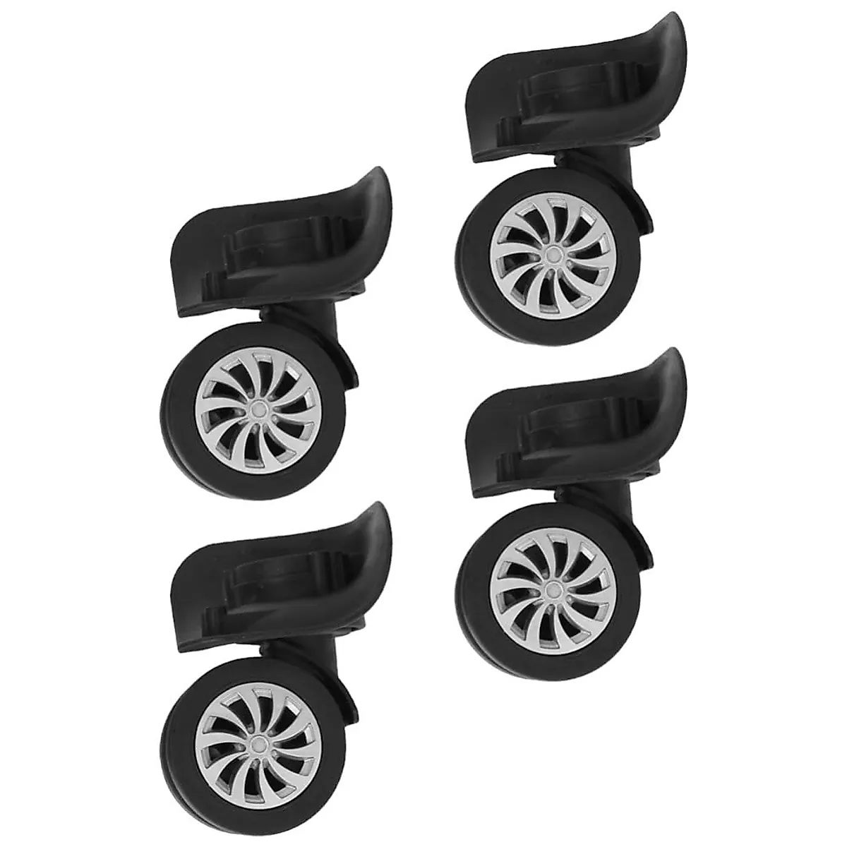 BESPORTBLE Furniture Wheels Luggage Universal Wheel, Suitcase Wheels Spare Wheels Swivel Wheel Suitcase Replacement Swivel Wheel Trolley Case Caster Luggage Accessories 4Pcs Luggage Wheels
