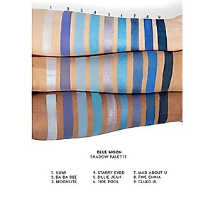 Colourpop Blue Moon Eyeshadow Palette, Powder