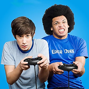 Gxcdizx Ergonomic Controller Console for Sega Genesis, 6 Button Controller Game Pad (2 Pack)