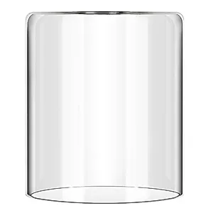 Clear Glass Floor Lamp Shade Replacement Modern Style Transparent Lampshades Light Fixture Shade, 7.48'' Height, 5.9'' Diameter, for MAXvolador Floor Lamp