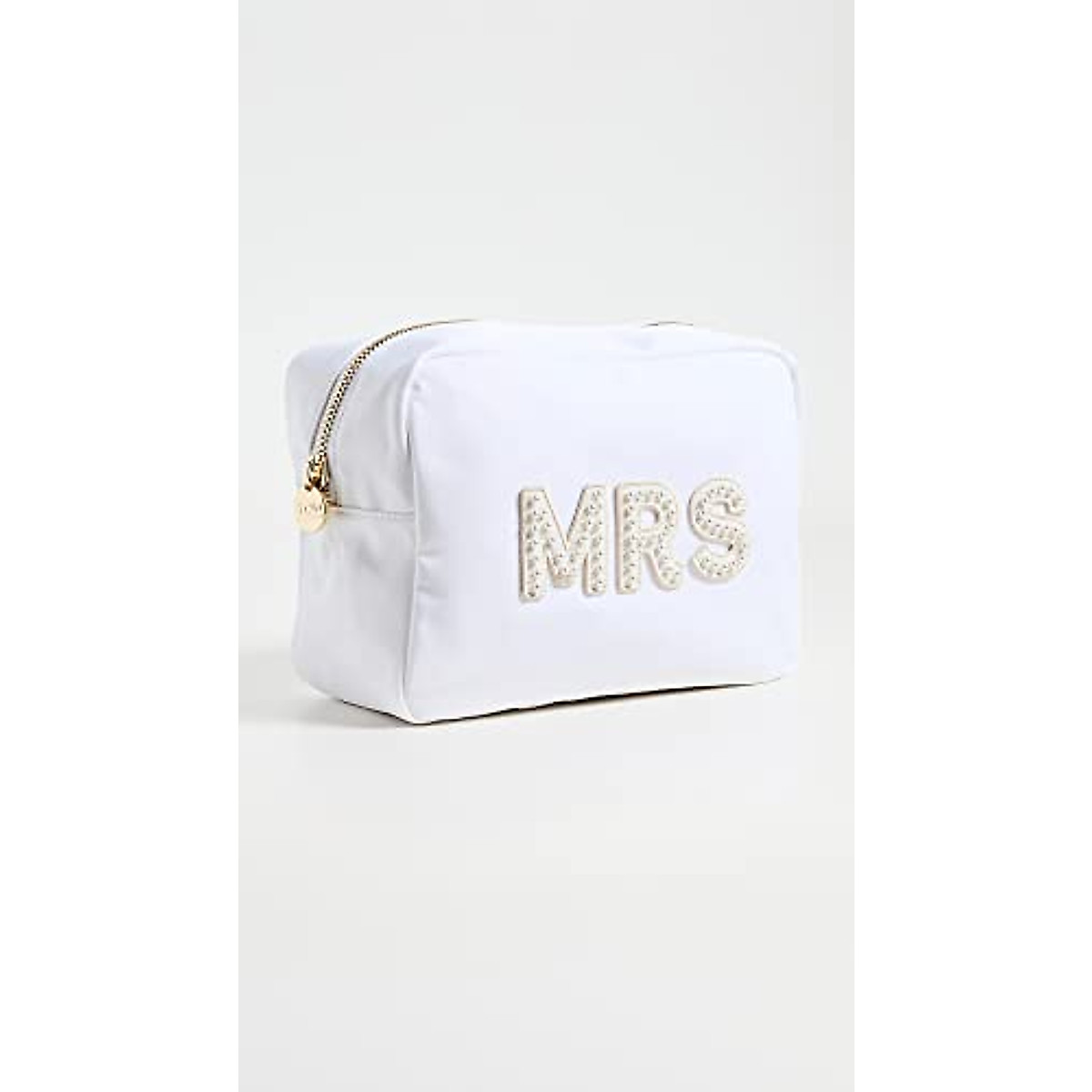 Stoney Clover Lane Women's Mrs Large Pouch, Blanc, White, Graphic, Metallic, One Size