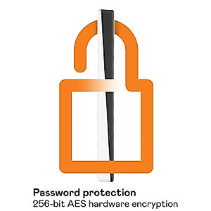 Western Digital 5TB My Passport Portable External Hard Drive with password protection and auto backup software, White - Western DigitalBPKJ0050BWT-WESN