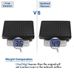 GJJC09B 1PC Painting Stand Base and 20PCS Alligator Clip Stick Set Modeling Tools for Airbrush Hobby Model Parts New