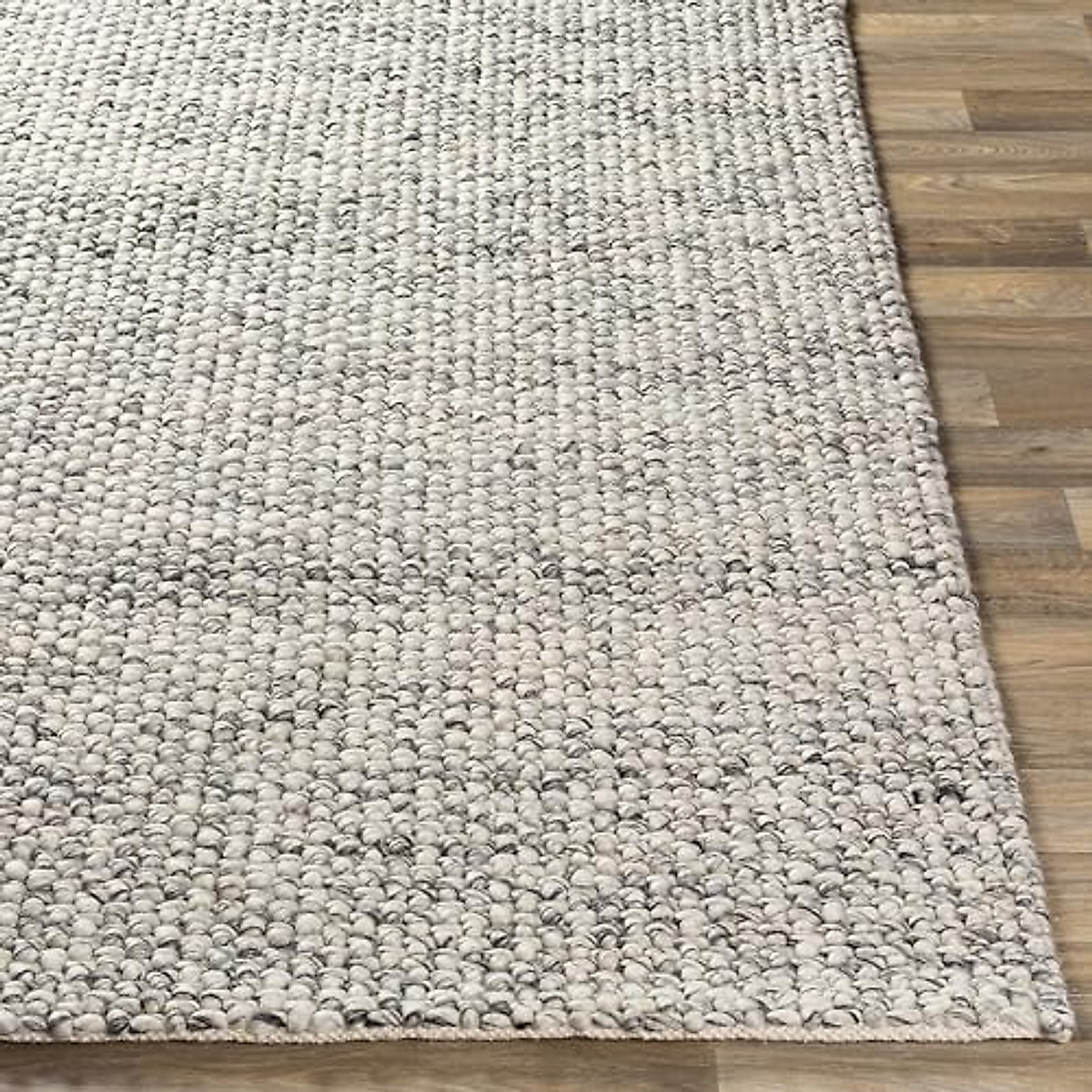 Mark&Day Area Rugs, 8x10 Keynsham Modern Charcoal Area Rug, Grey Ivory Carpet for Living Room, Bedroom or Kitchen (8' x 10')