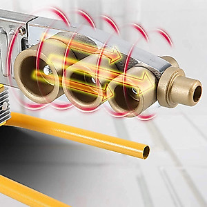 Plastic pipe welding tool，Plastic welder kit Contains welding heads of 6 diameters，Water Pipe Welding Machine Electric Heating Hot Melt Tools for PPR PE Tube 1000W 220V