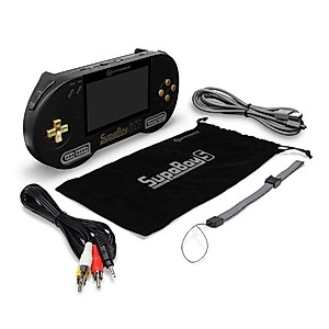 Hyperkin SupaBoy Blackgold Portable Pocket Console for Super NES/Super Famicom - Super NES