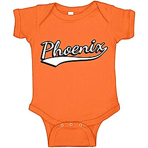 Amdesco Phoenix, Arizona Infant Bodysuit, Orange Newborn