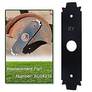KINTLE AC04215 8" Reversible Heavy Duty Hardened Steel Edger Blade - Compatible with All RYOBI Gas and Cordless Stick edgers, Fits UT50500, UT15518, RY15518, RYEDG11, P2310 and P2300B