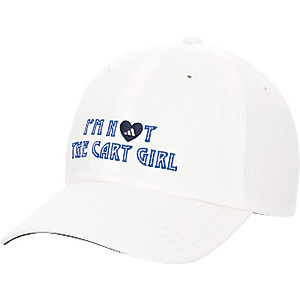 adidas Women's I'm Not The Cart Girl Hat, White, One Size