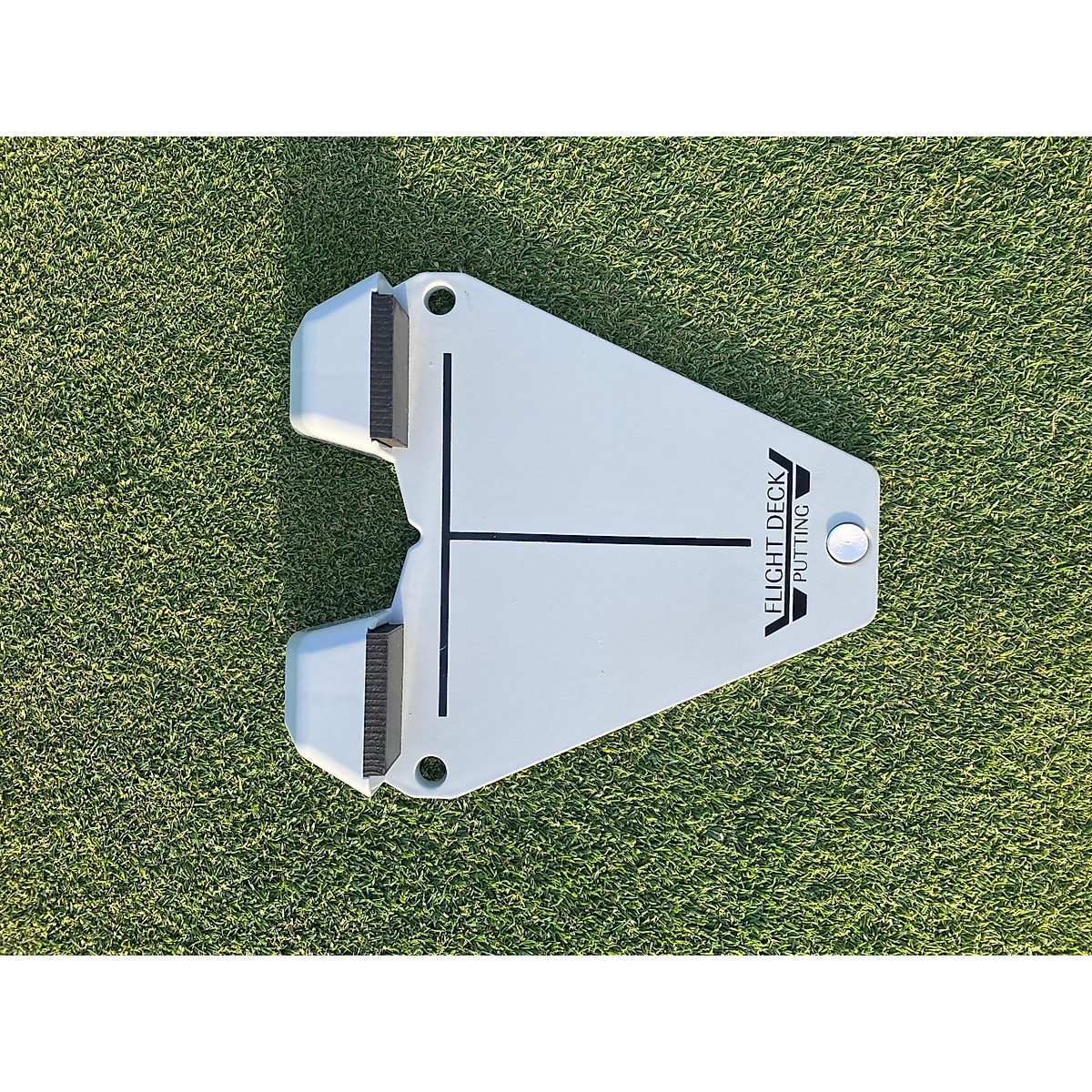 FLIGHT DECK Tour - Outdoor Use - Golf Putting Training Aid - Develop Solid & Square Impact - Original Tour Model - Trains Alignment & Perfect Impact Position - USA-made - Designed by PGA Coach