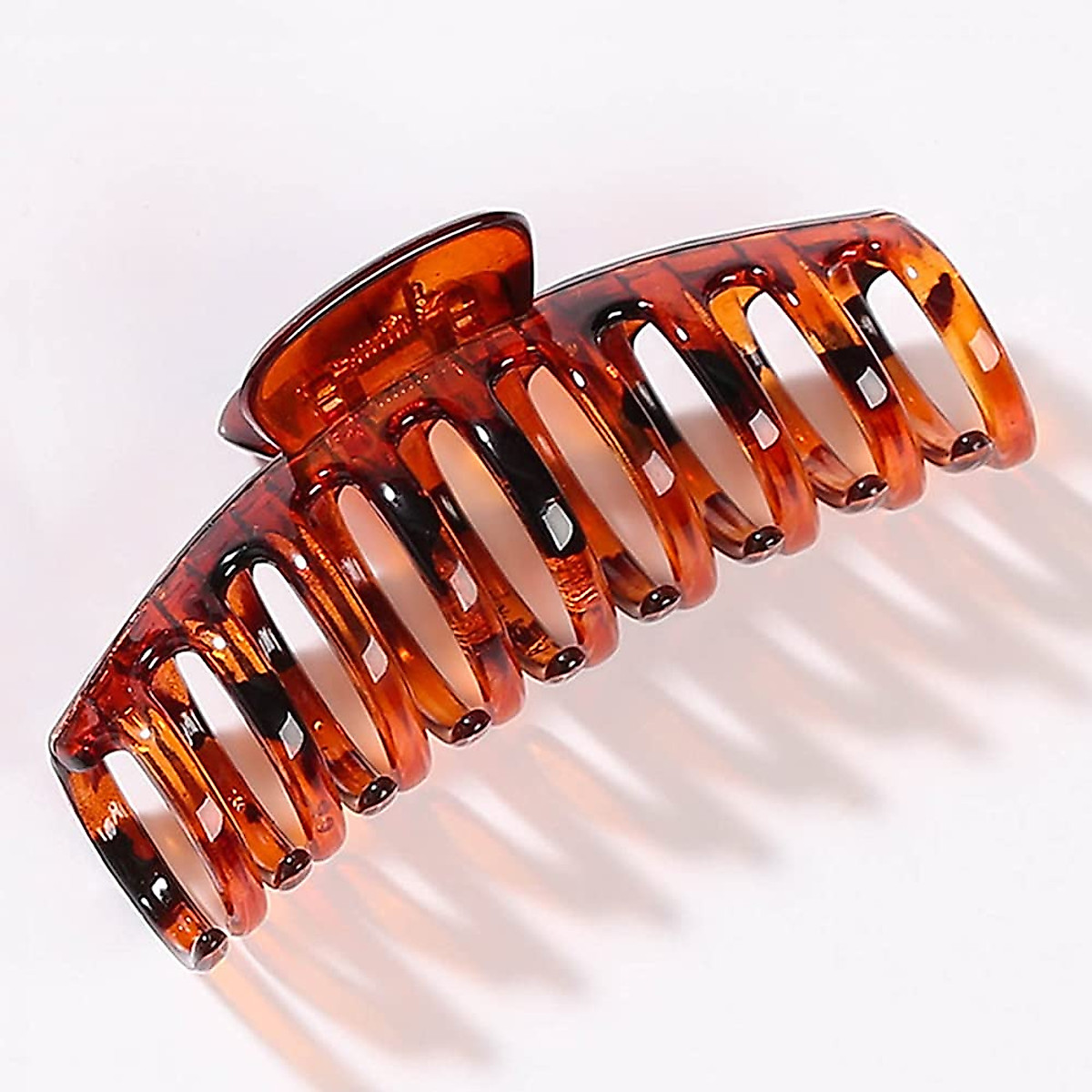 Hair Claw Clips for Thick Hair - 3pcs 4.3’’ Plastic Nonslip Jumbo Hair Clips Strong Hold Large Hair Jaw Clips Big Hair Clips Hair Styling Accessories for Women Girls