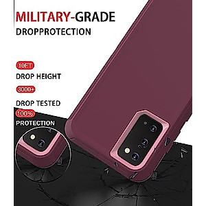 Guirble for Samsung Galaxy S20 Case,Shockproof Dropproof Galaxy S20 Case,Heavy Duty Protective for Samsung S20 Case 6.2 Inch (Purple/Pink)