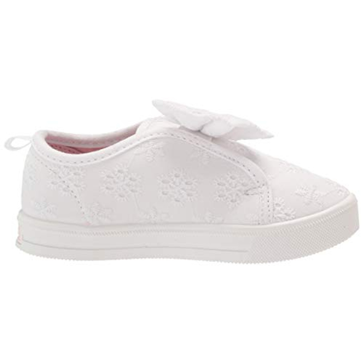 OshKosh B'Gosh Girls Dahlia Sneaker, White, 8 Toddler