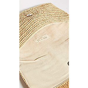 Mar Y Sol Women's Lisette Clutch, Natural, Tan, One Size