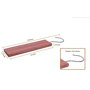 Vazpalas 12 Pack Cedar Blocks for Clothes Storage, Cedar Drawer Liners, Cedar Hanger Ups for Closet, 100% Natural Cedar Hang Ups, Red Cedar Storage Accessories for Closets & Drawers