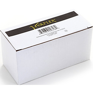 Vivaplex 50, Clear, Empty, 5.5 ml Lip Balm Tubes with White Caps