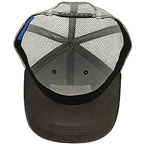 Costa Topo Trucker Hat, Mid Gray Heather Striped Bass
