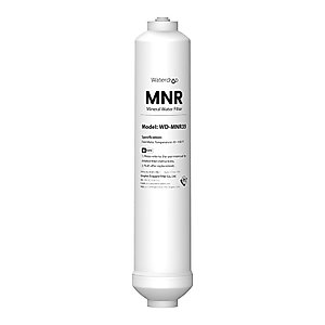 Waterdrop Remineralization Filter WD-MNR35, 1/4" Quick Connect Mineral Filter For Reverse Osmosis System, Restore Essential Minerals for RO System, RO Mineral Filter, Under Sink Water Filtration