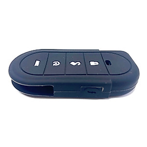 TTocenb Pack of 2 7656V 7856V Black Remote Control V2 Soft Silicone Protective Cover New Compatible Silica Gel Protective Shell Replacement for Viper Part Assembly