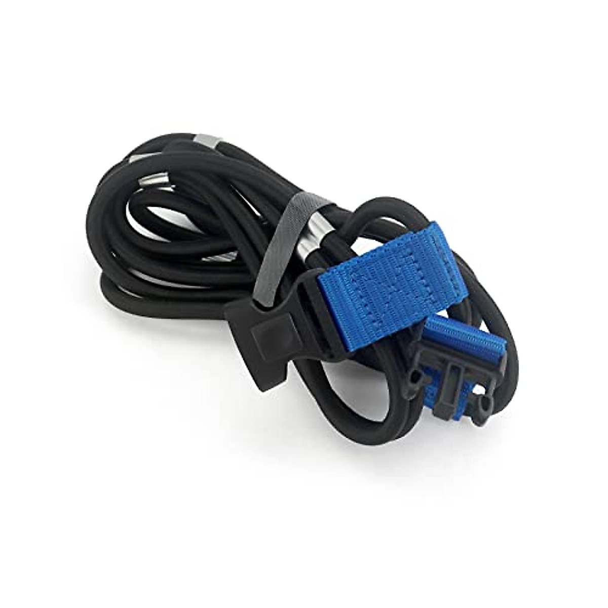 QWORK Trash Can Lock, 2 Pack Closed Garbage Lid Lock, for 30 - 50 Gallon Outdoor Trash Can, Bungee Cord Heavy Duty Animal Proof Trash Lid Lock for Dogs, Bears, Raccoons, Opossums